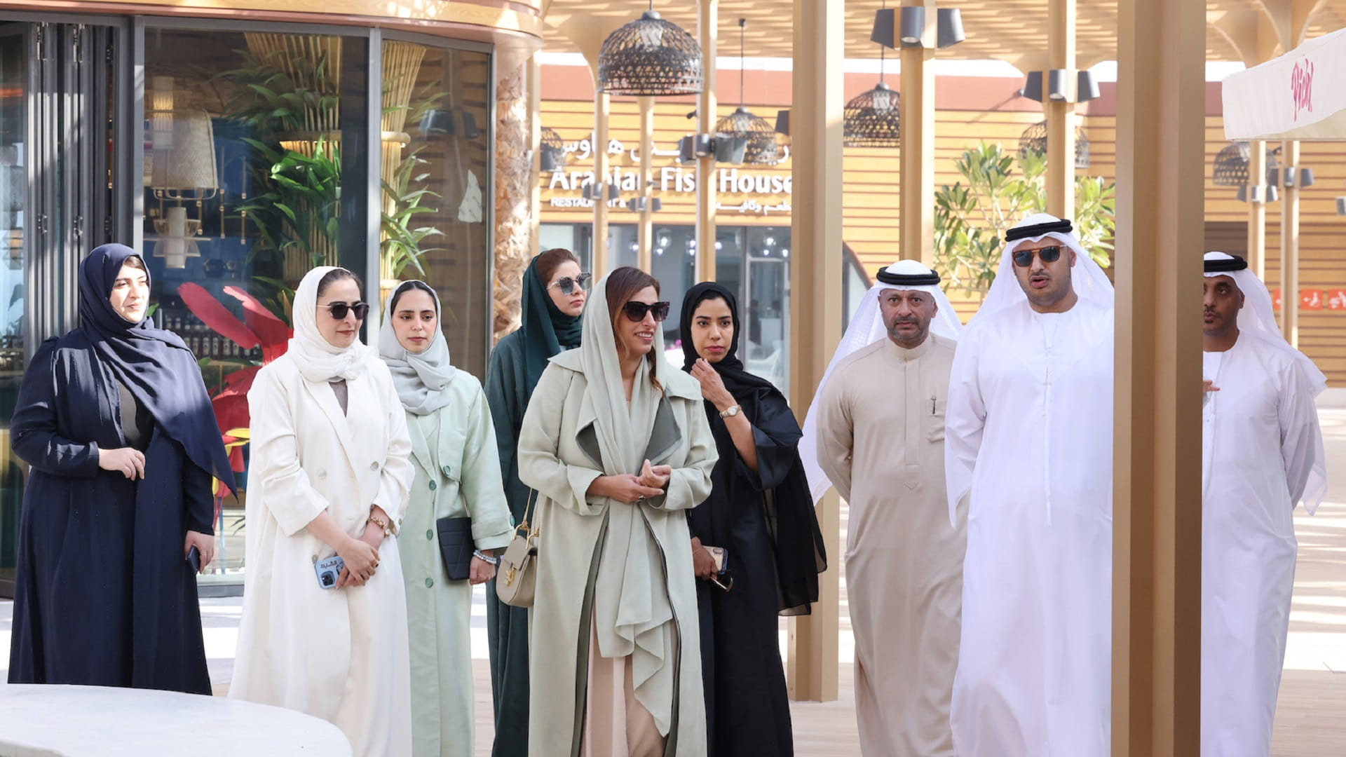Bodour Al Qasimi visits Al Heera Beach